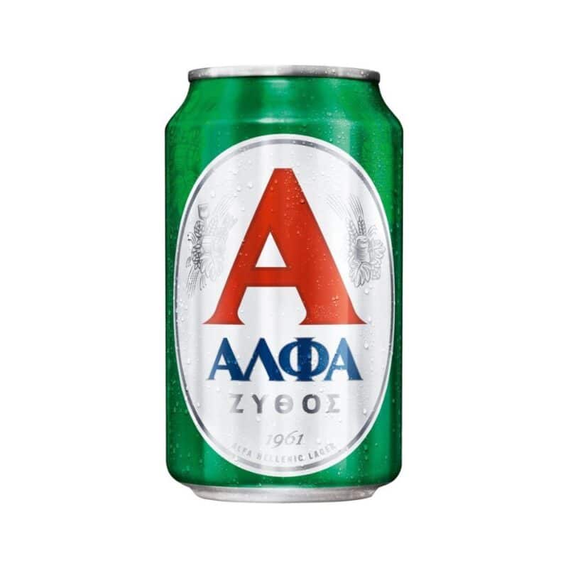 Alfa Beer 6 x 330ml - Iconica Lager Greca